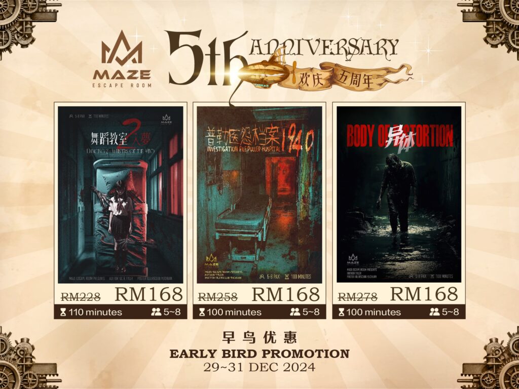 Visit the Best Escape Room in Selangor & Petaling Jaya, Malaysia